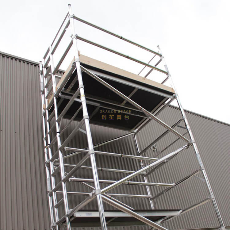 Portable Adjustable Double scaffolding with climbing ladder from China ...