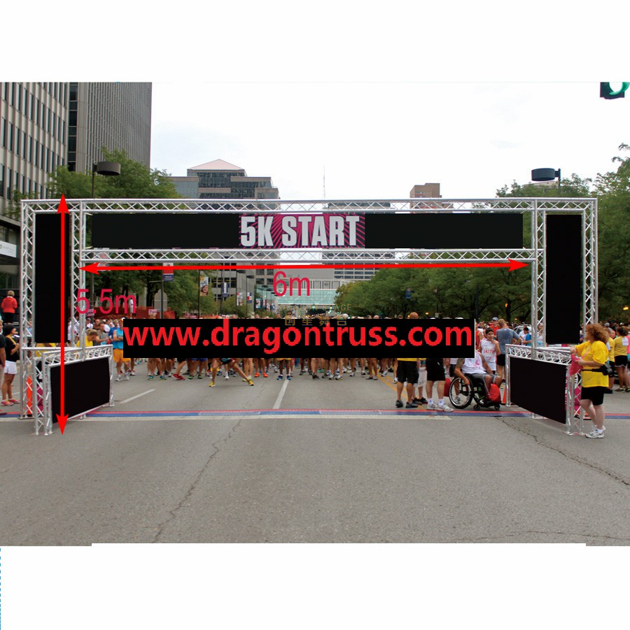 Aluminum Finish Line Truss Goal Post Truss Stage Backdrop Truss from ...