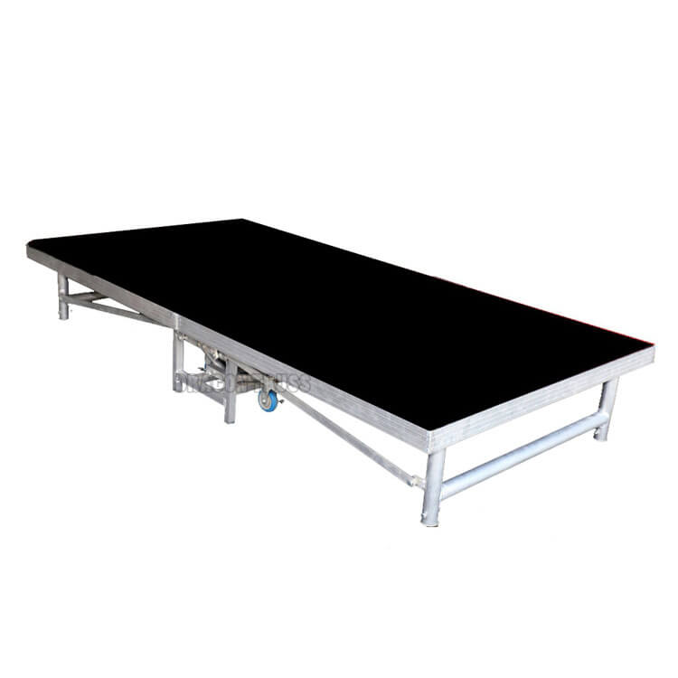 Folding Stage Folding Aluminium Portable Stage 4x8ft-H0.41-0.61m from ...