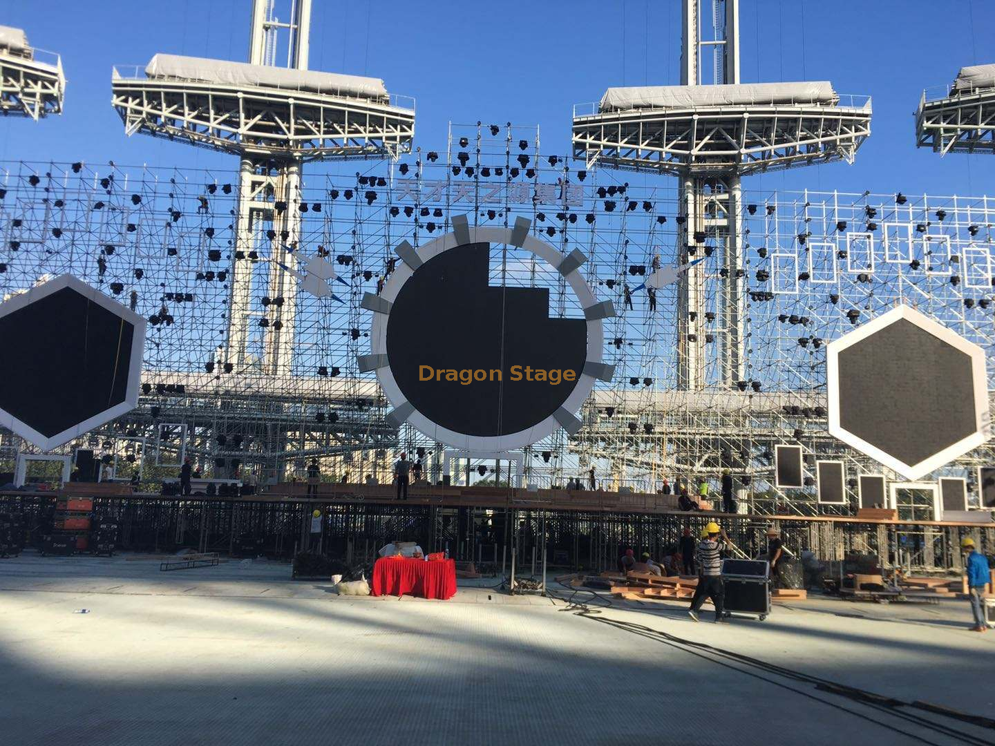 Speaker Hanging Aluminum Truss Display Music Festival Stage Lighting ...