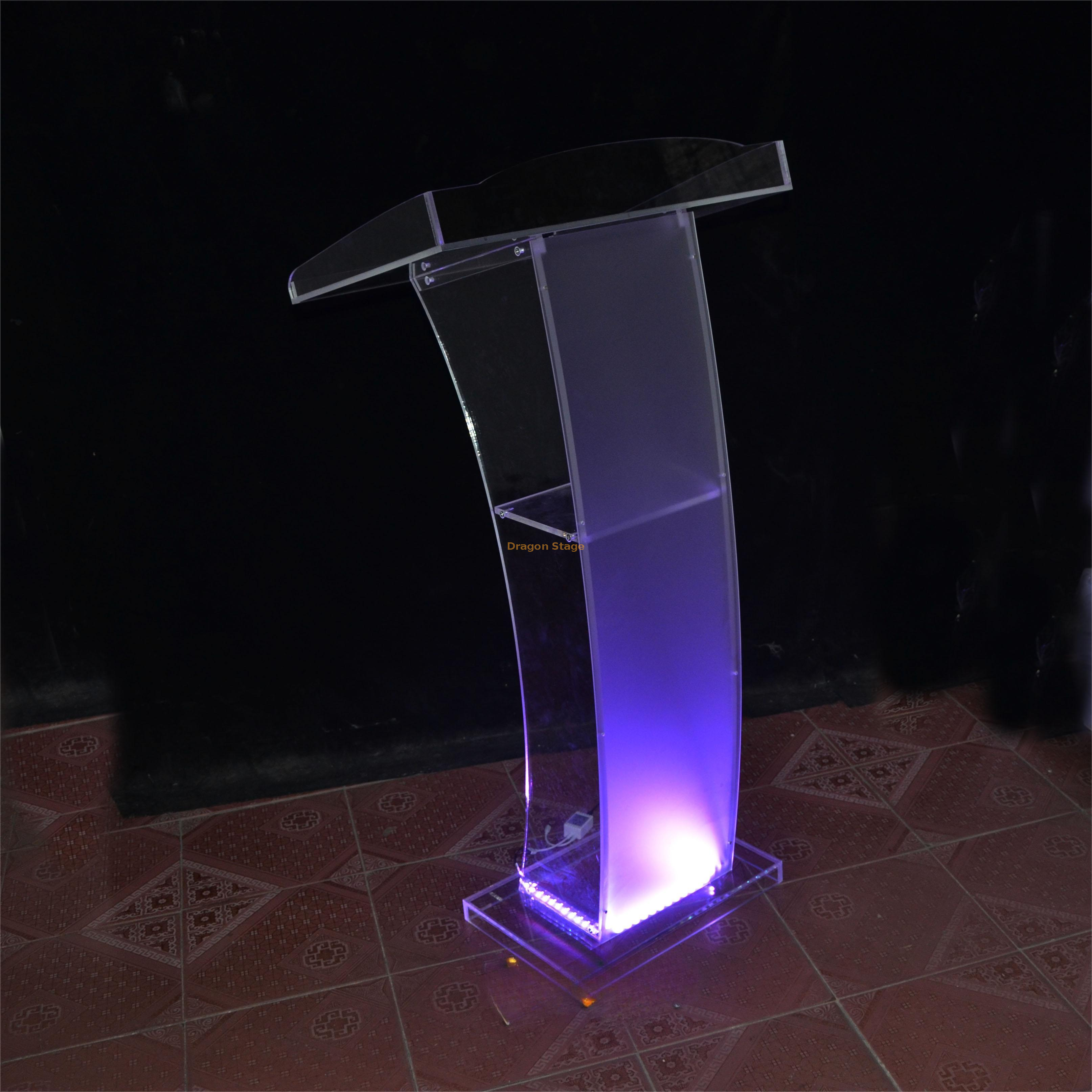 Acrylic Crystal Speech Podium, Guest Podium, Welcome Podium, Reception ...