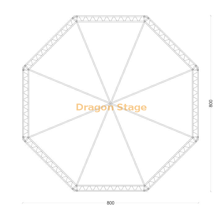 Custom Aluminum Octagon Stage Truss from China manufacturer - DRAGON STAGE