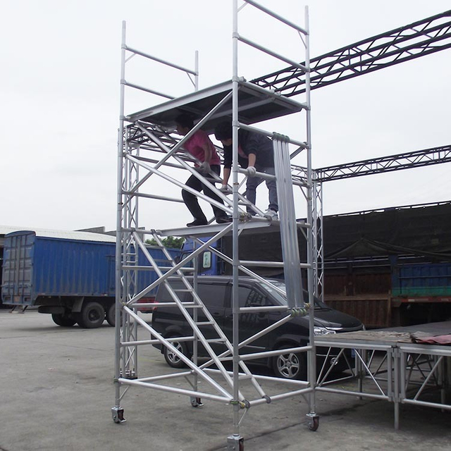 typical double scaffolding with incline ladders from China, typical ...