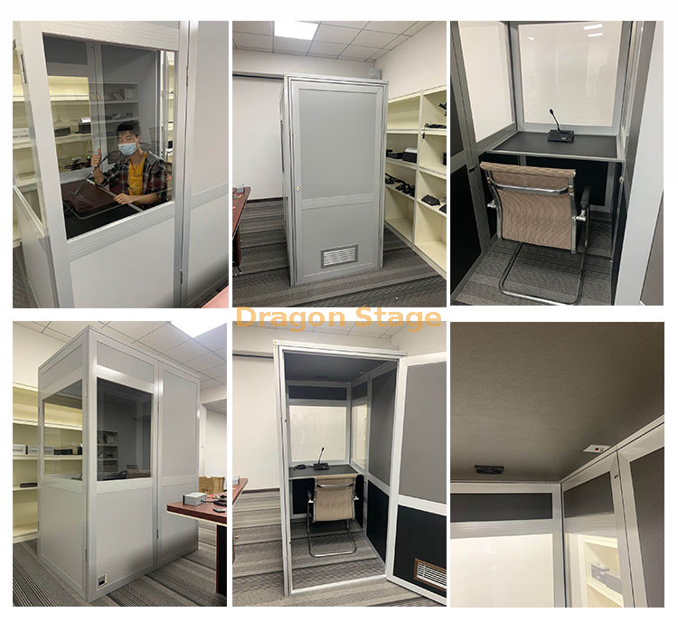 Portable Soundproof Interpreter Booth for Conference System ...