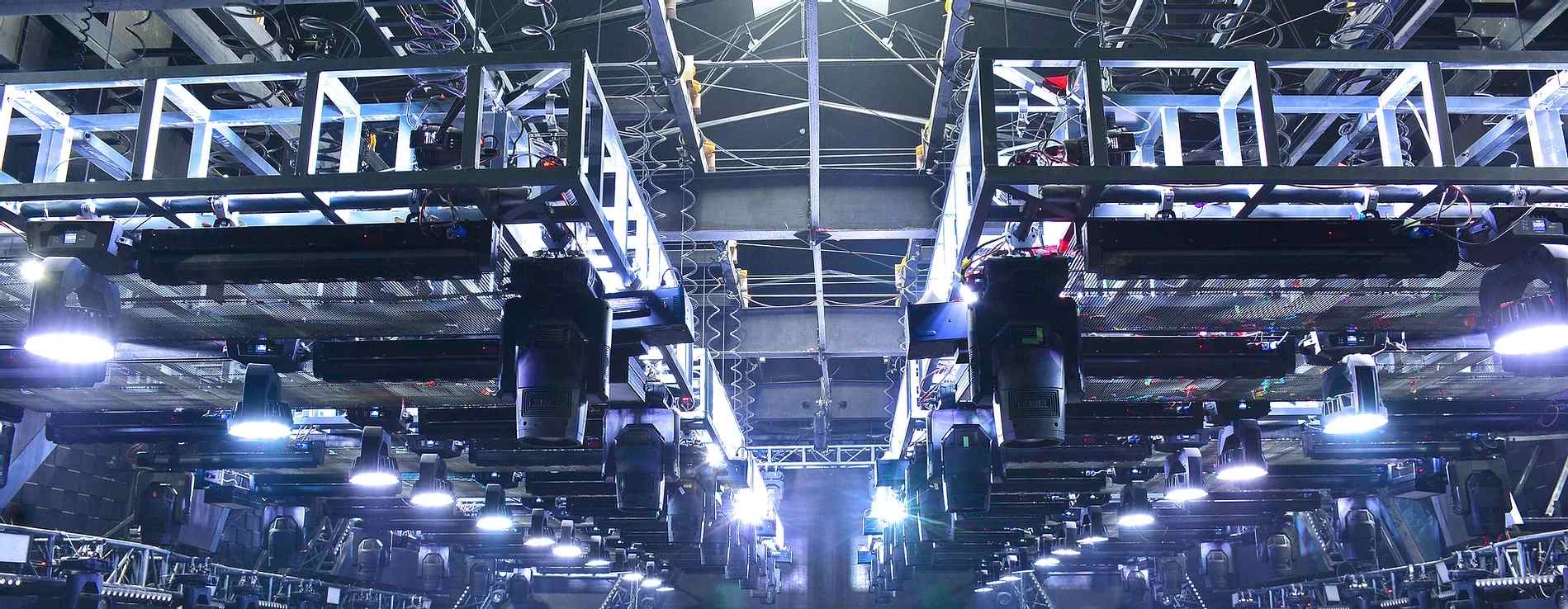 Custom Nightclub Lighting Truss Frame for Lighting Ceiling Mount ...