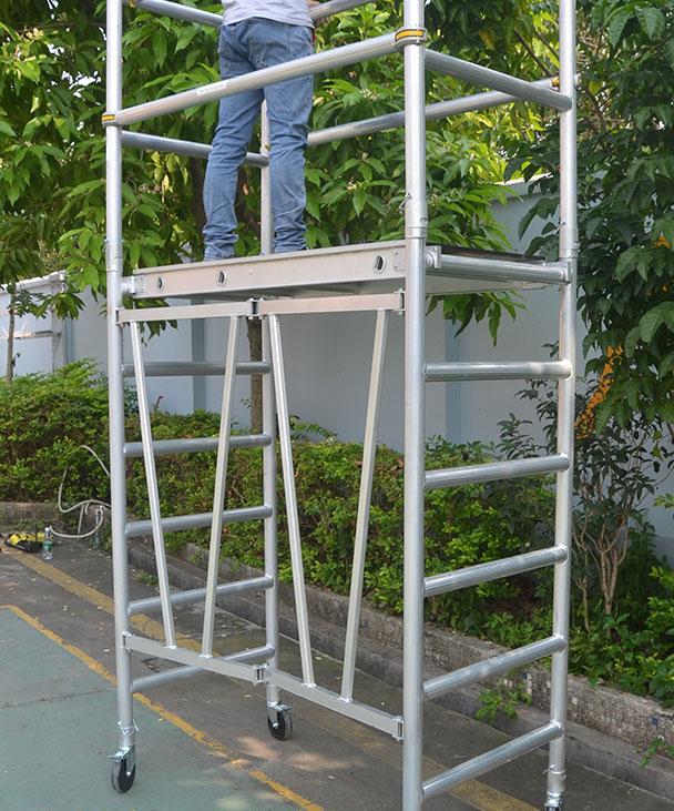 Portable Foldable Scaffolding Aluminium Mobile Scaffold Folding from ...