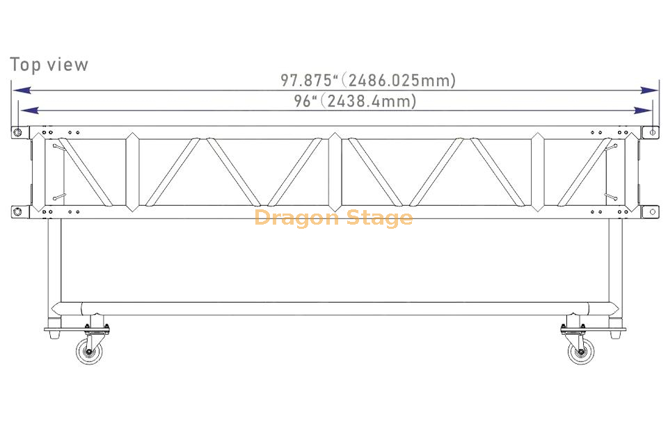 Black Touring Truss Aluminum Pre Rig Truss Lighting Rigging Truss from ...