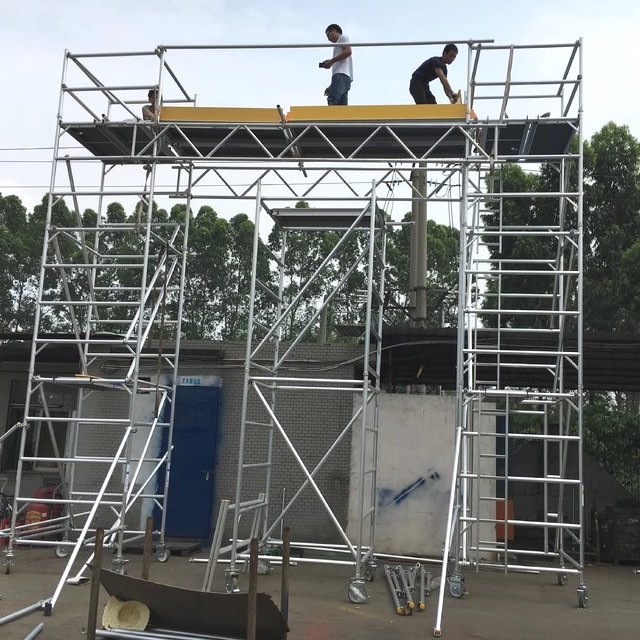 Mobile scaffold with long work platform from China manufacturer ...