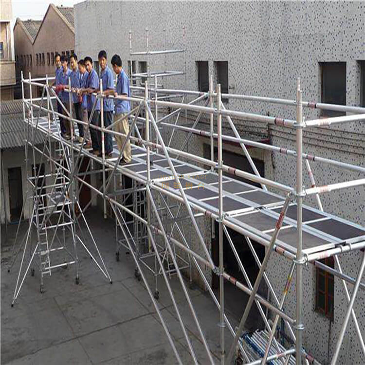 Construction Mobile Double scaffolding with climbing ladder from China ...