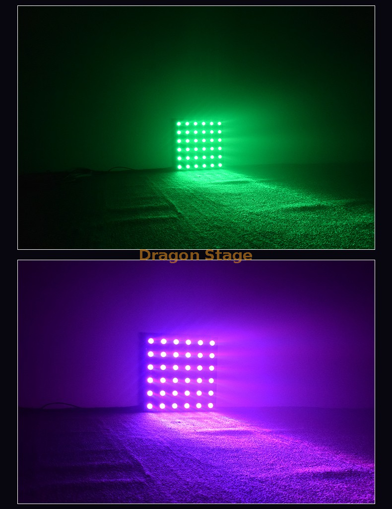 LED36 Matrix Lights Dyeing Lights KTV Atmosphere Lighting Bar Wedding ...