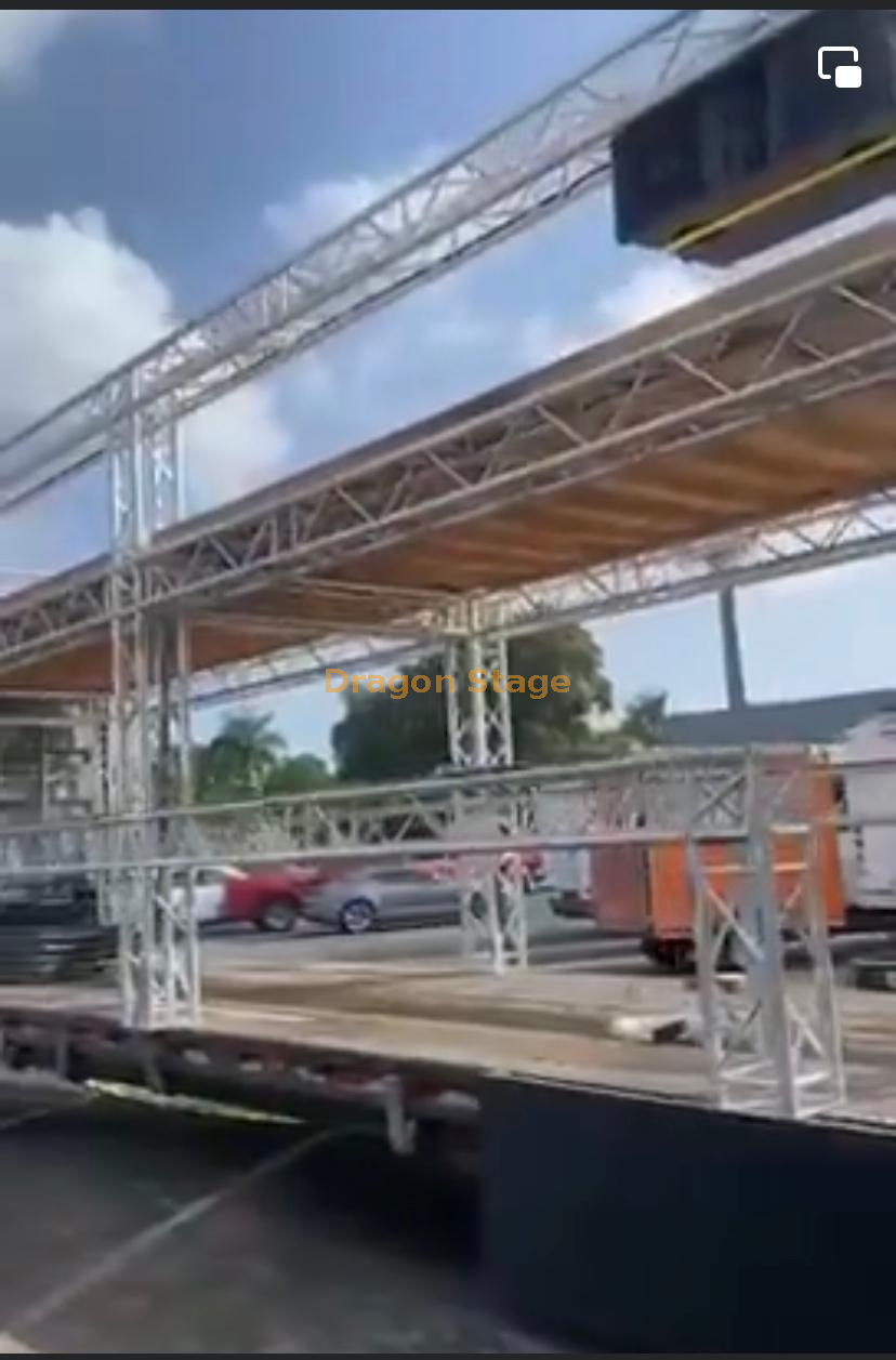 Custom Mobile Stage And Truss for Event Concert Trailer Aluminum ...