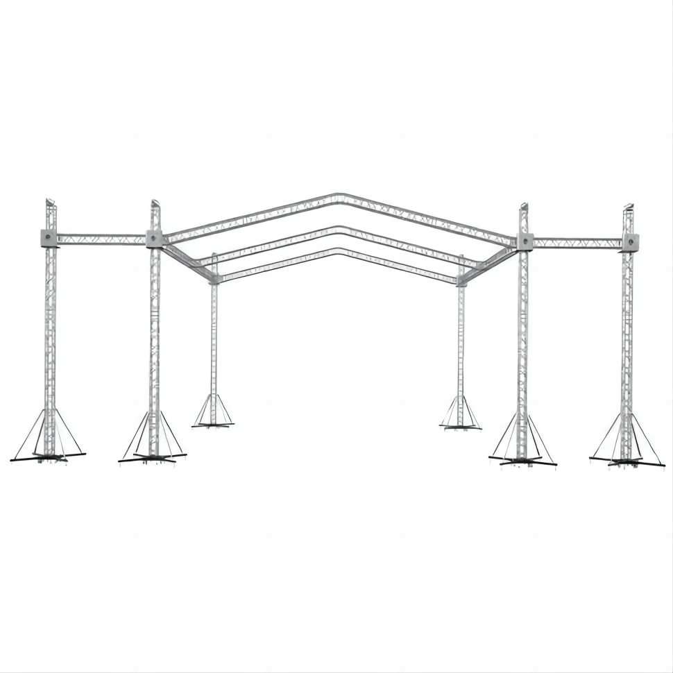 Truss Tower Stage Roofing System with 32x 9.84ft Square Segments ...