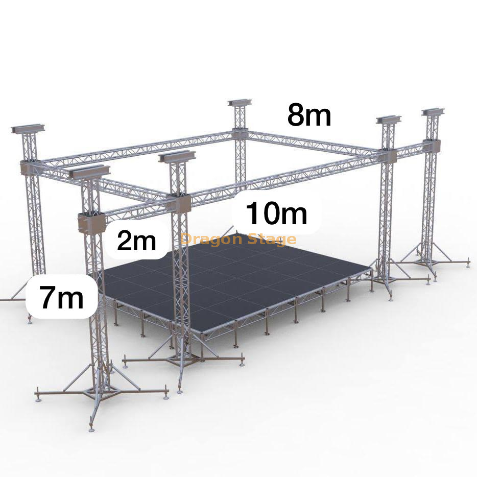 Aluminum Music Audio Portable Light Sound Truss 10x8x7m from China ...