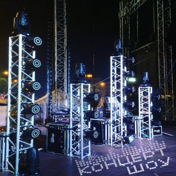 Bands 2m Pole Iluminated Totem Truss with Moving Head from China ...