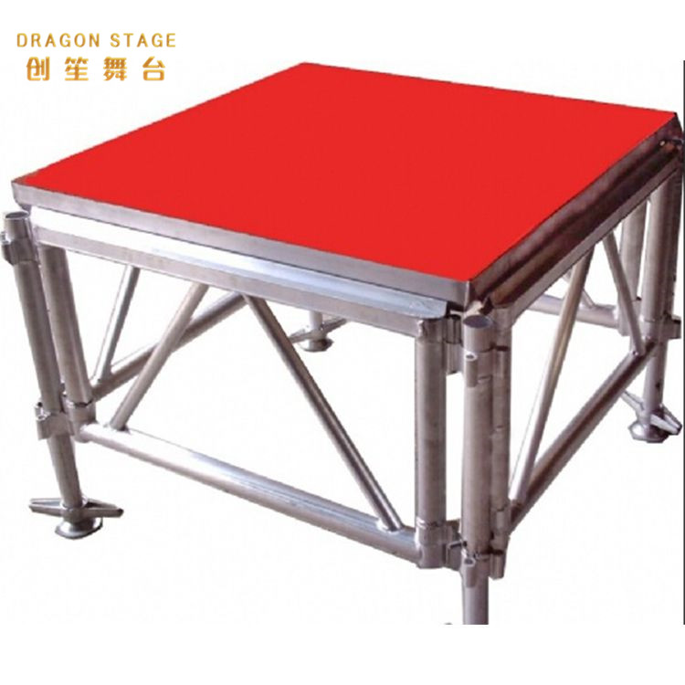 Wooden Red Circular Stage with Stairs from China manufacturer - DRAGON ...