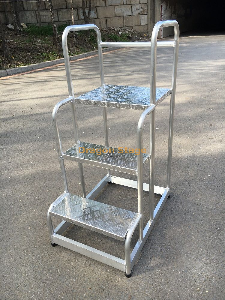 Aluminum alloy step ladder platform ladder maintenance ladder climbing ...