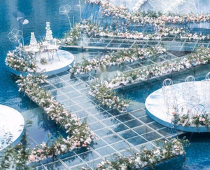 Swimming Pool Activity Performance Transparent Aluminum Acrylic Stage ...