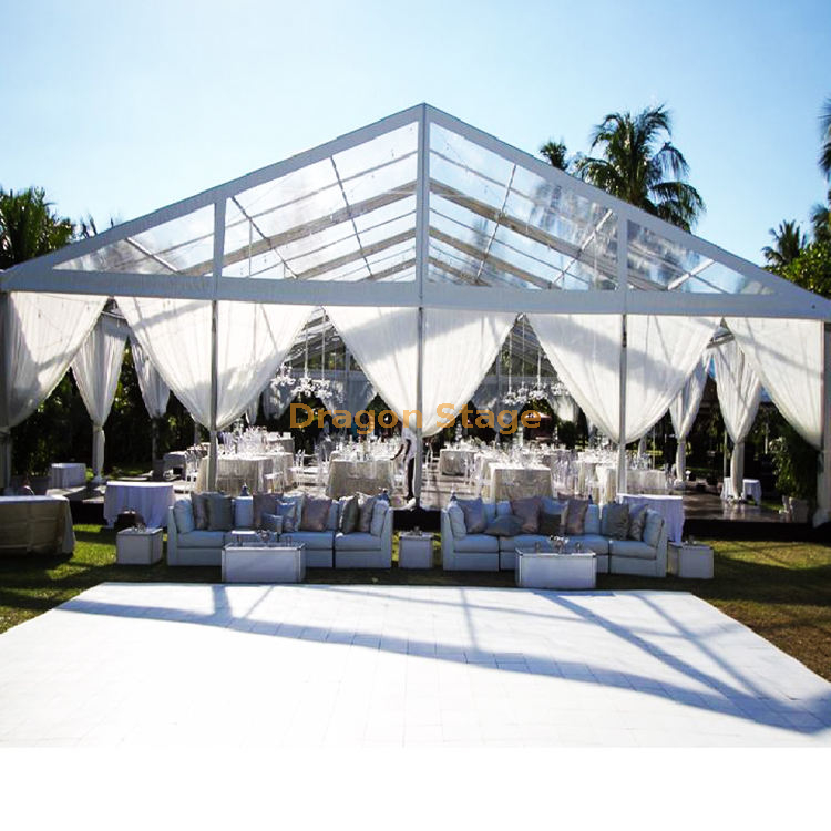 Aluminum Structure Outdoor Event Tent Transparent Roof Wedding Marquee ...