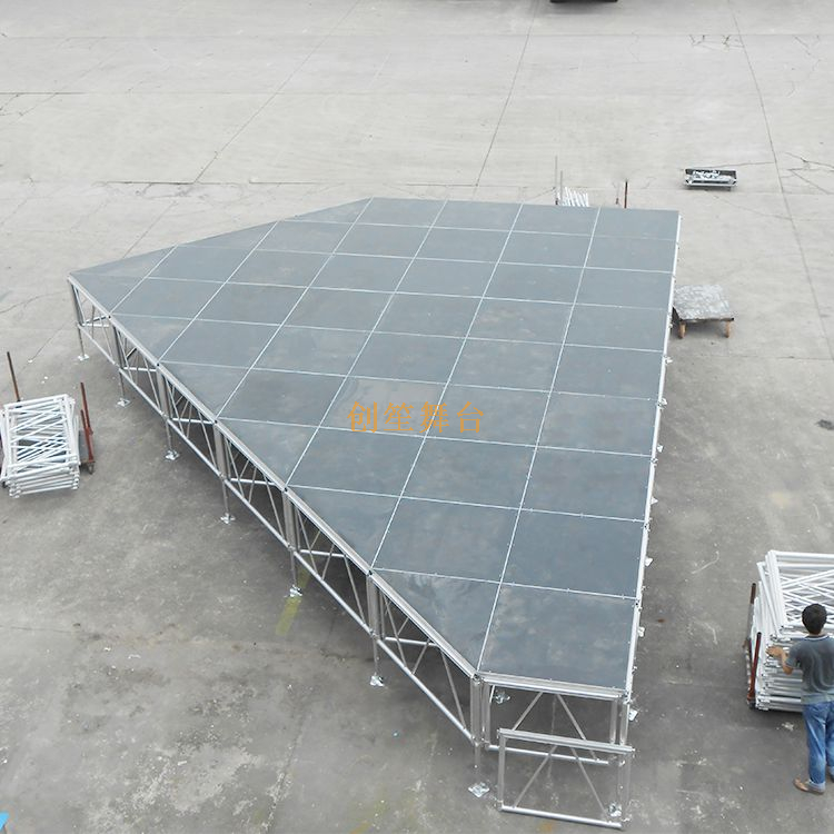 Aluminum Stage Deck Village Square Stage 4.88x4.88m H 0.6-1m from China ...