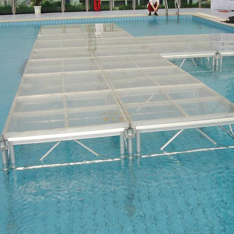 Transparent Catwalk Glass Stage Design for Swimming Pool from China ...