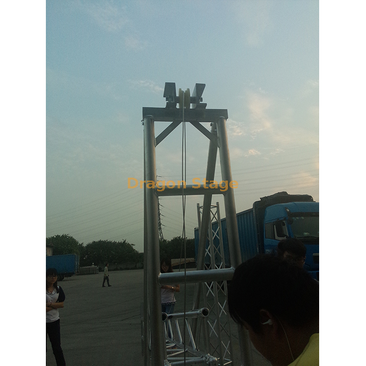 Aluminum Pillar Auxiliary Tower Crane Tower Pillar Erector from China manufacturer - DRAGON STAGE