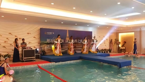 Stage with Glass Truss Stage for Swimming Pool Event Wedding Church ...