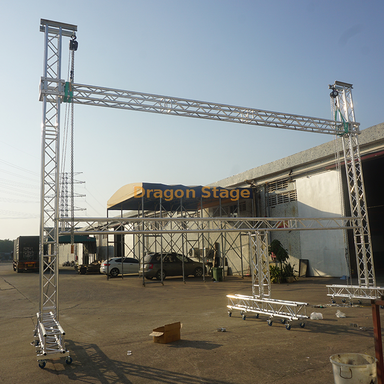 Aluminum Portable Led Screen Truss System 8x10m for Outdoor Concert ...