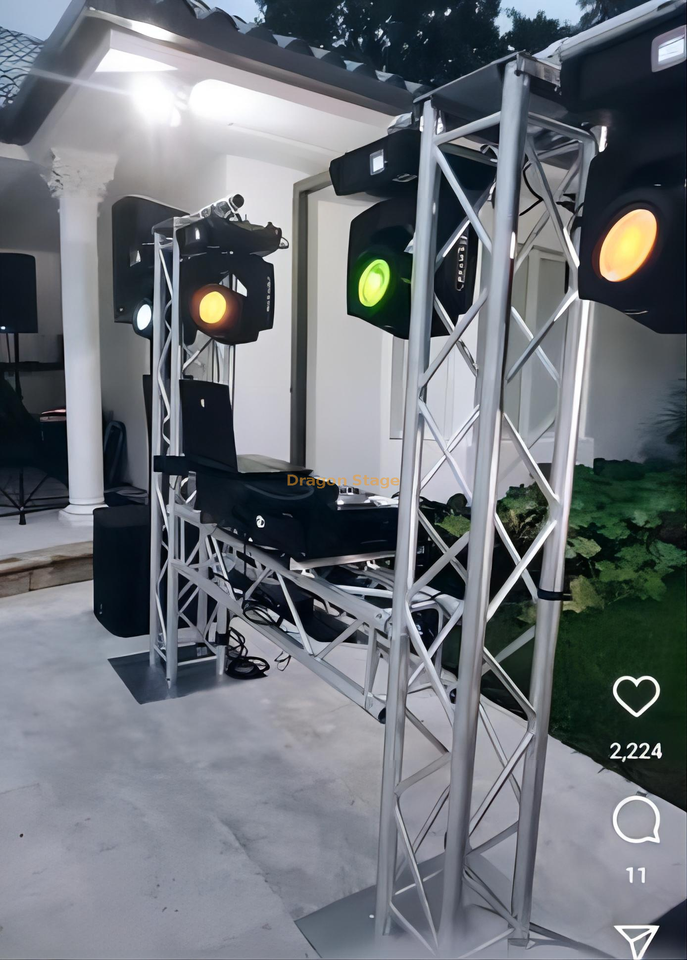 Aluminum Detachable Mini Truss Booth for Dj Performance from China ...