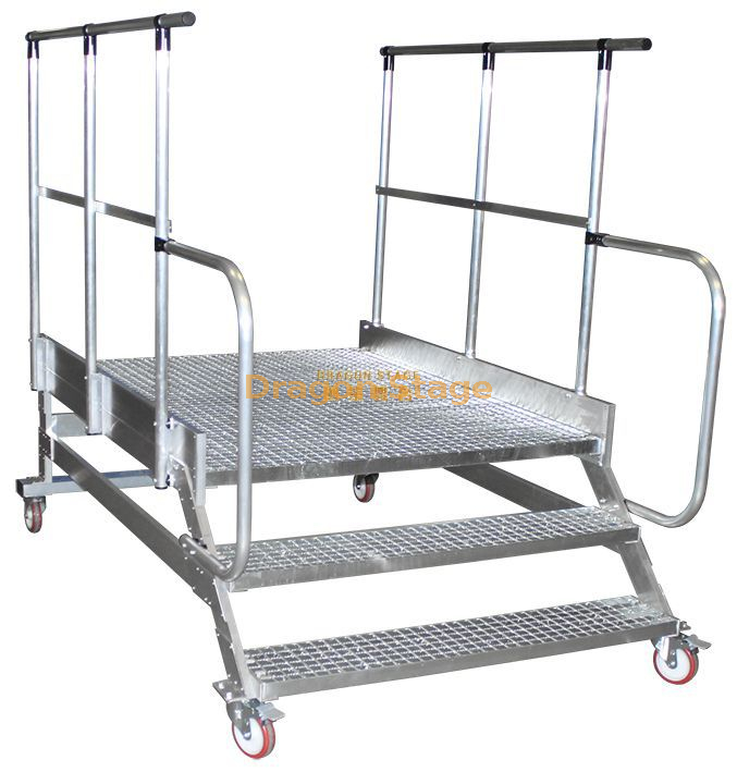 Modular Assembly Aluminium Access Platforms Catwalks Stairway Working ...