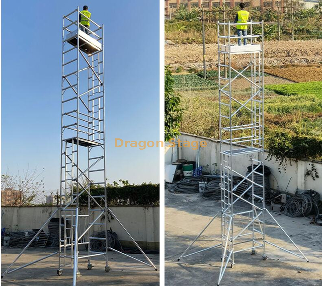 China Mobile ladder single scaffold tower manufacturers, Mobile ladder ...