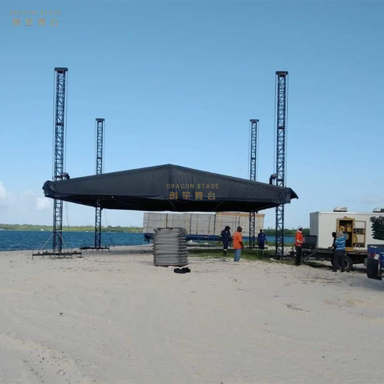 How do you build a truss stage? - DRAGON STAGE