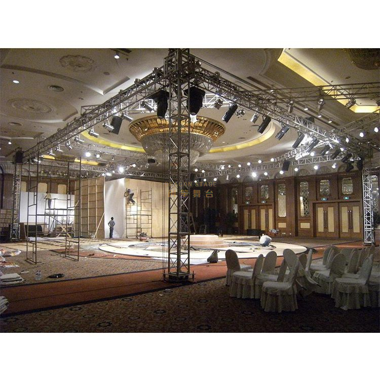 Indoor used aluminum box truss lighting truss from China manufacturer ...
