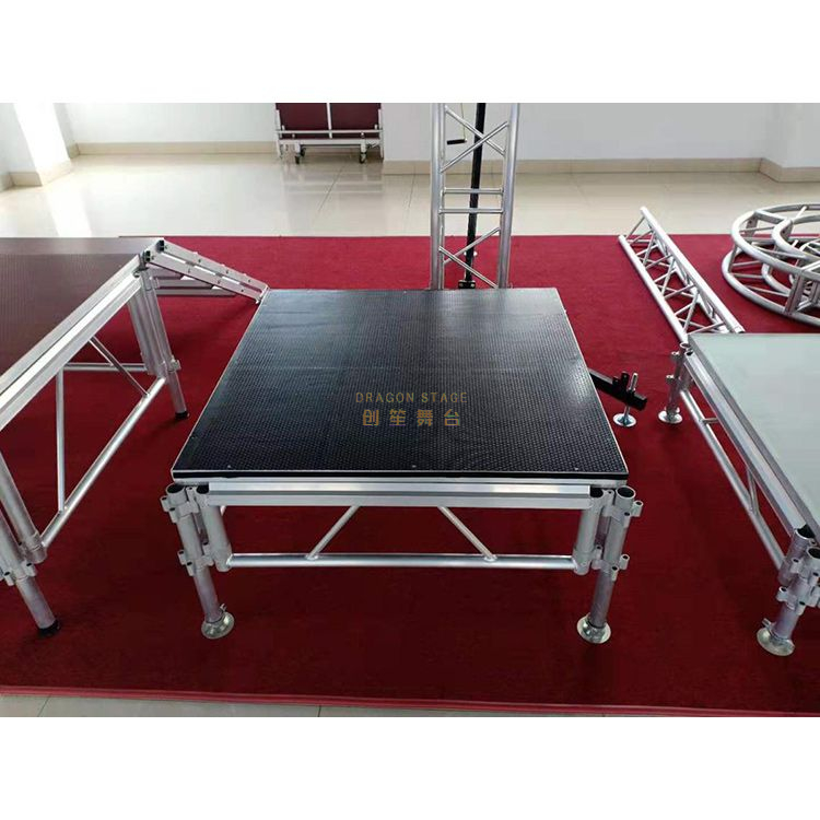 Aluminum modular assembly Portable Adjustable outdoor stage platform ...