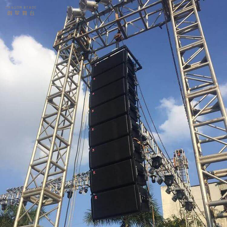 Lift Aluminum Outdoor Line Array Truss from China manufacturer - DRAGON ...