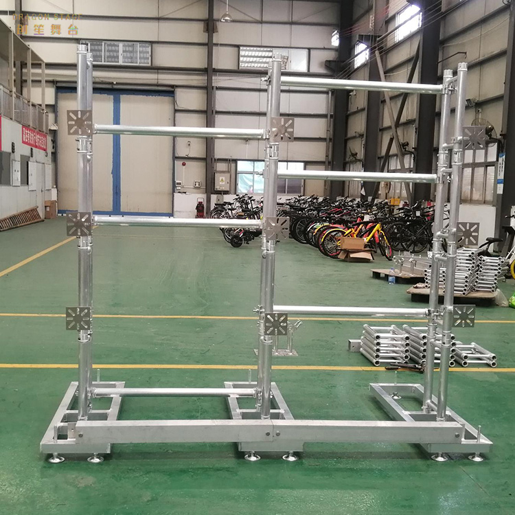 Customized LED Screen Wall Ground Stand Support Truss for LED Cabinet ...