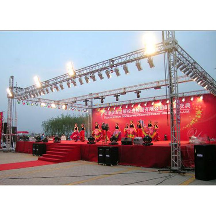 Aluminium Truss Stage with Flat Roof 24x12x9m from China manufacturer ...