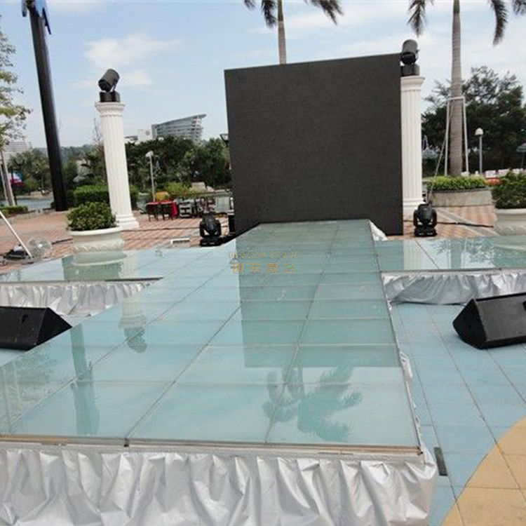 Transparent Catwalk Glass Stage Design for Swimming Pool from China ...
