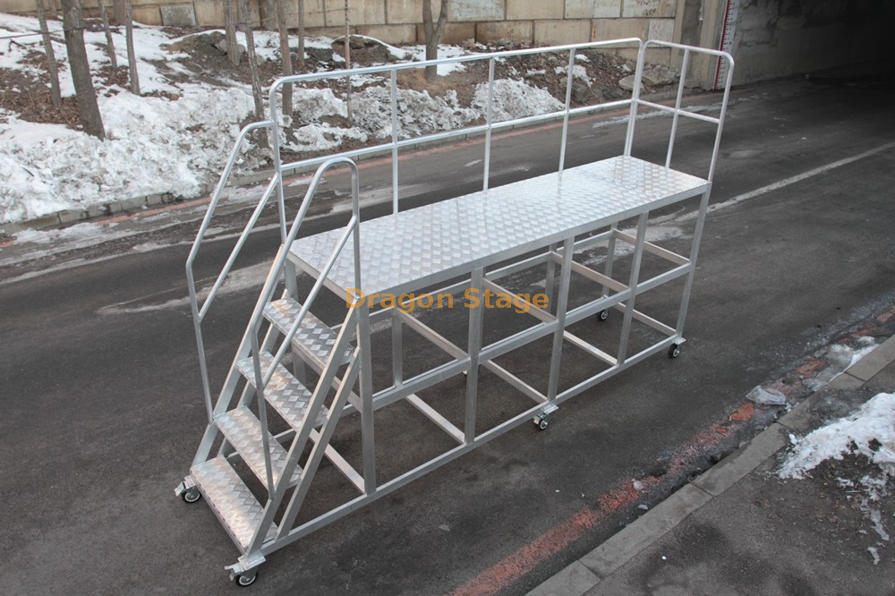 Customized aluminum alloy step ladder three-four-five multi-step ...