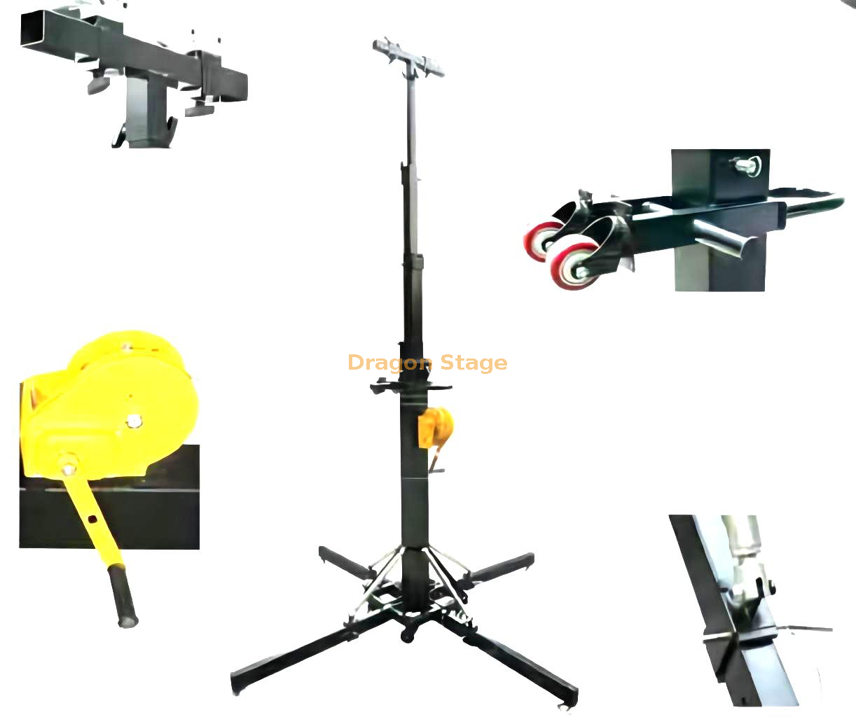 Lift Crank Adjustable Stand 1.8-4m from China manufacturer - DRAGON STAGE