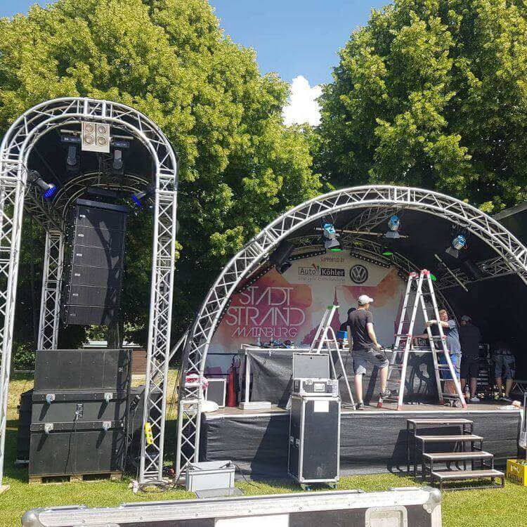 Lift Aluminum Wedding Line Array Truss from China manufacturer - DRAGON ...