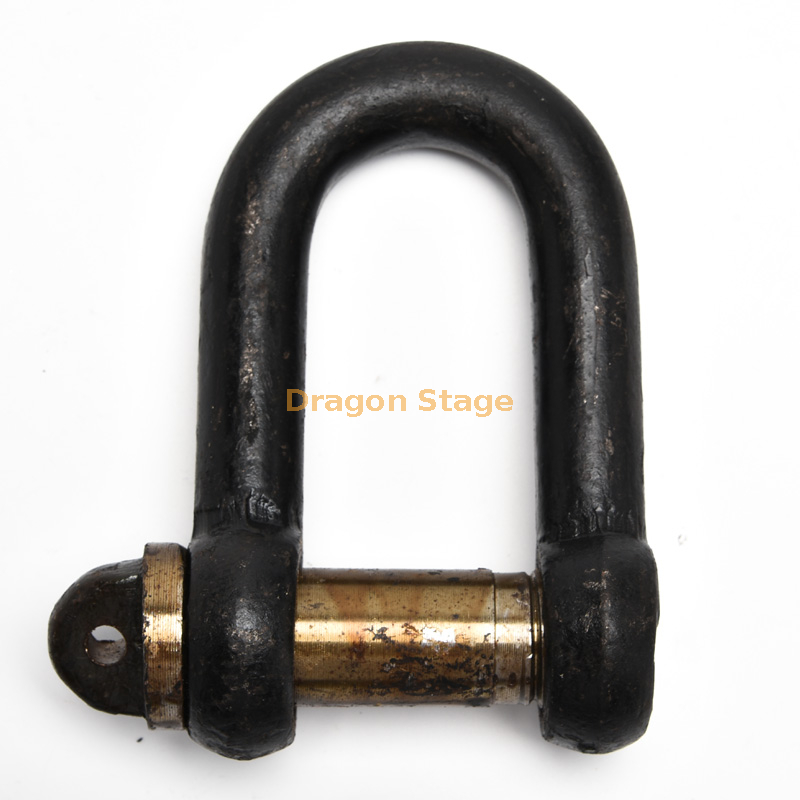 Galvanized Common Shackle, Heavy Duty U-shaped, Galvanized, Black ...