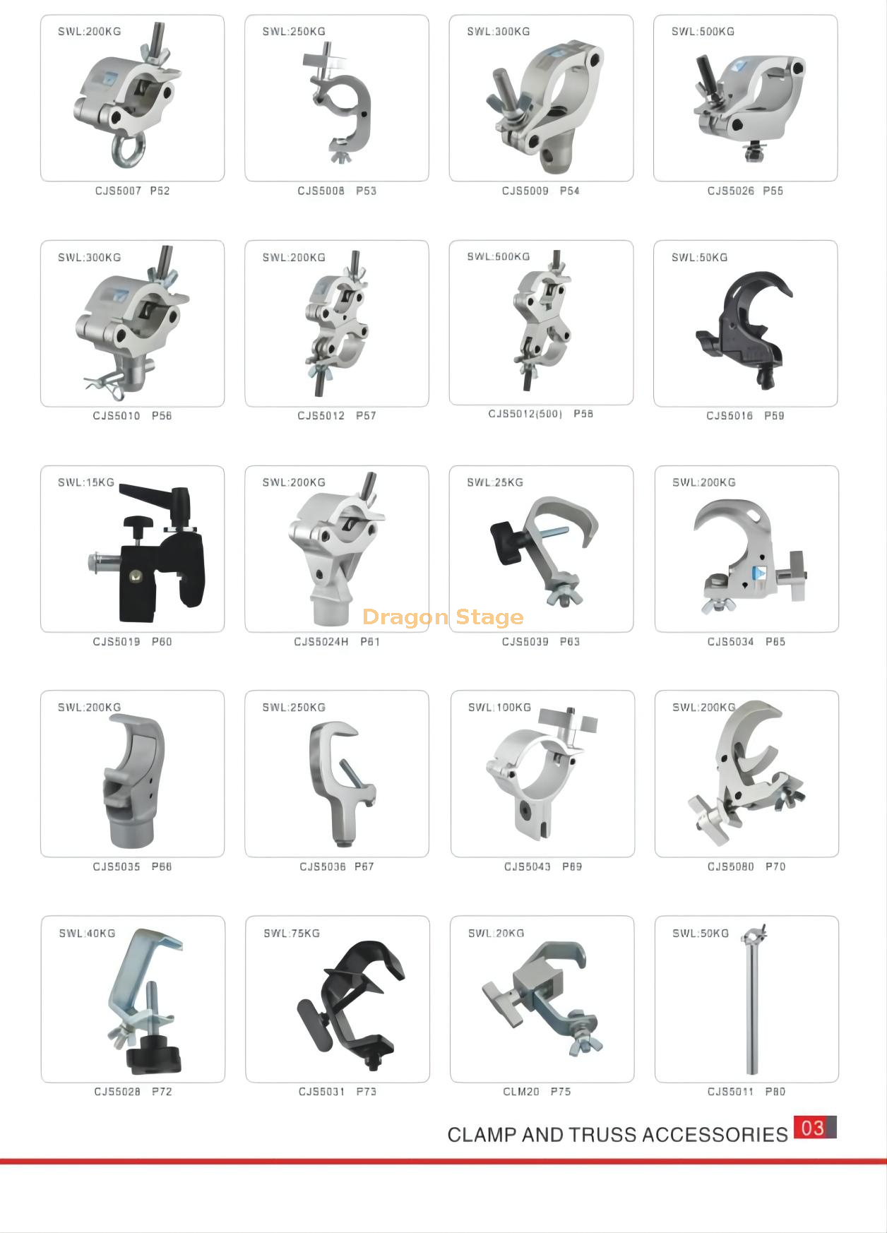 Truss Hook Clamp Heavy Duty Profession Stage Light Hook Truss Clamps ...