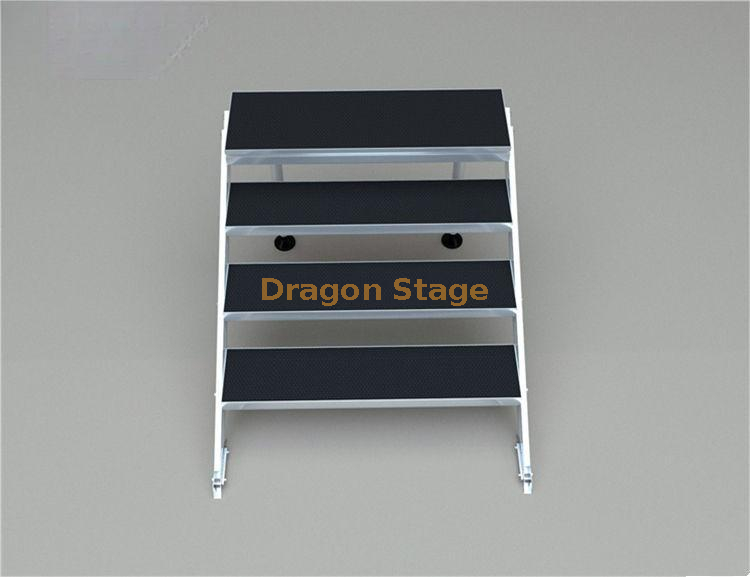 Aluminum Adjustable Portable Stage Stairs for Quick Stage, Modular ...