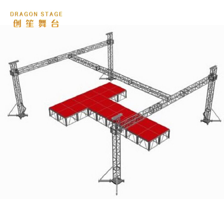 portable adjustable concert T Stage from China manufacturer - DRAGON STAGE