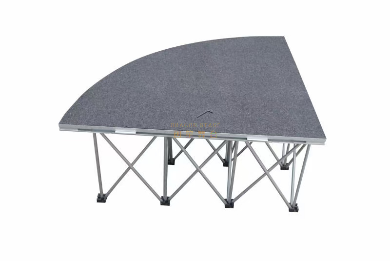 Portable Concert Stage Platform Folding Riser Easy Set Up Drum Riser ...