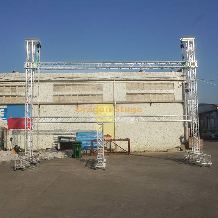 Aluminum Portable Led Screen Truss System 8x10m for Outdoor Concert ...